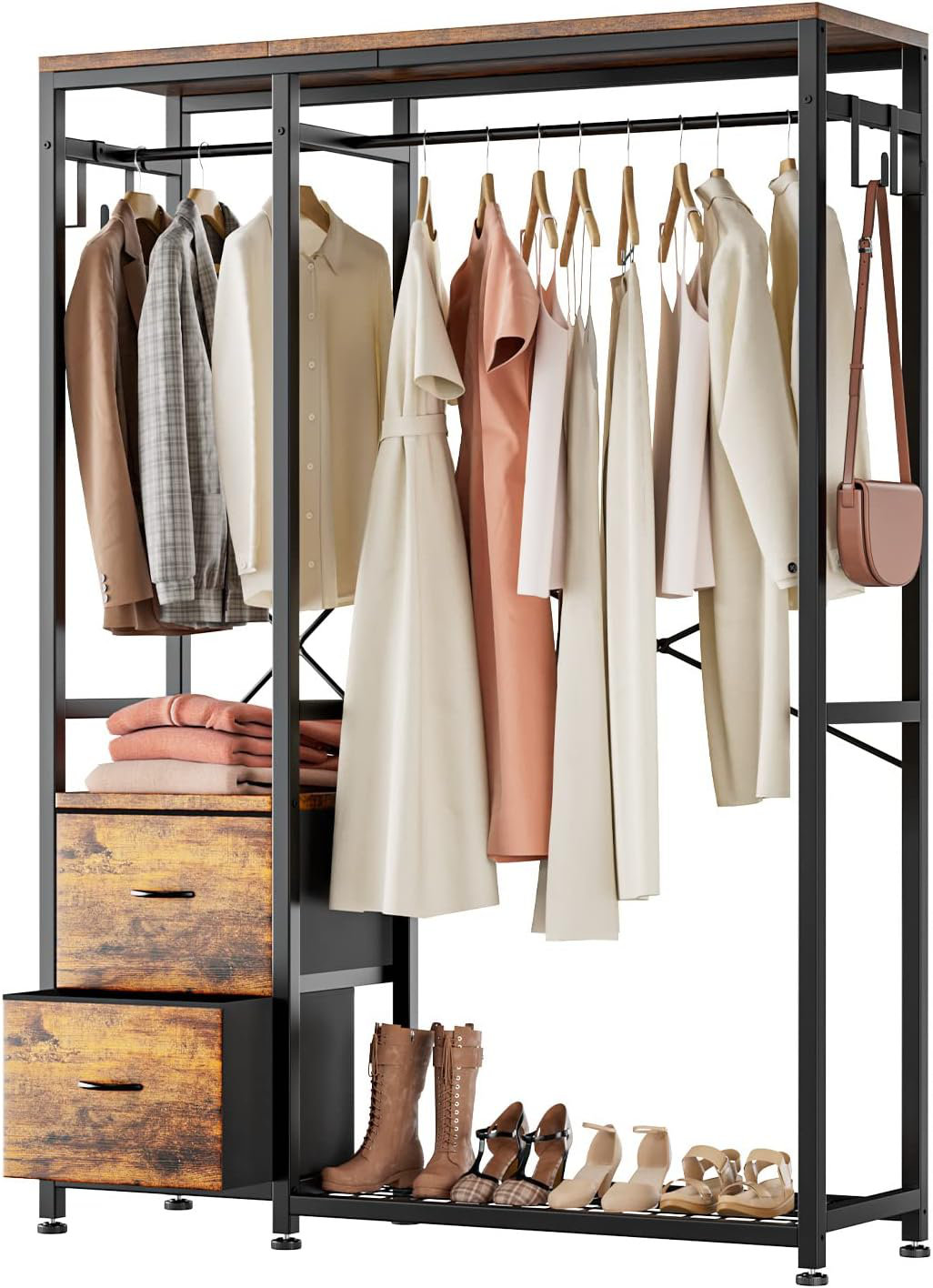 Belleze Open Garment Clothing Rack | Wayfair