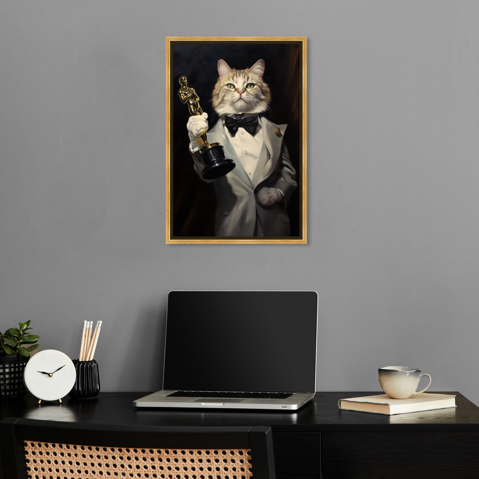 Notori Art Award Winning Cat Canvas Quirky Cat Art Prints By Notoriart ...