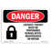 SignMission OSHA Danger Lockout Tagout Setup Maintenance Repair Sign ...