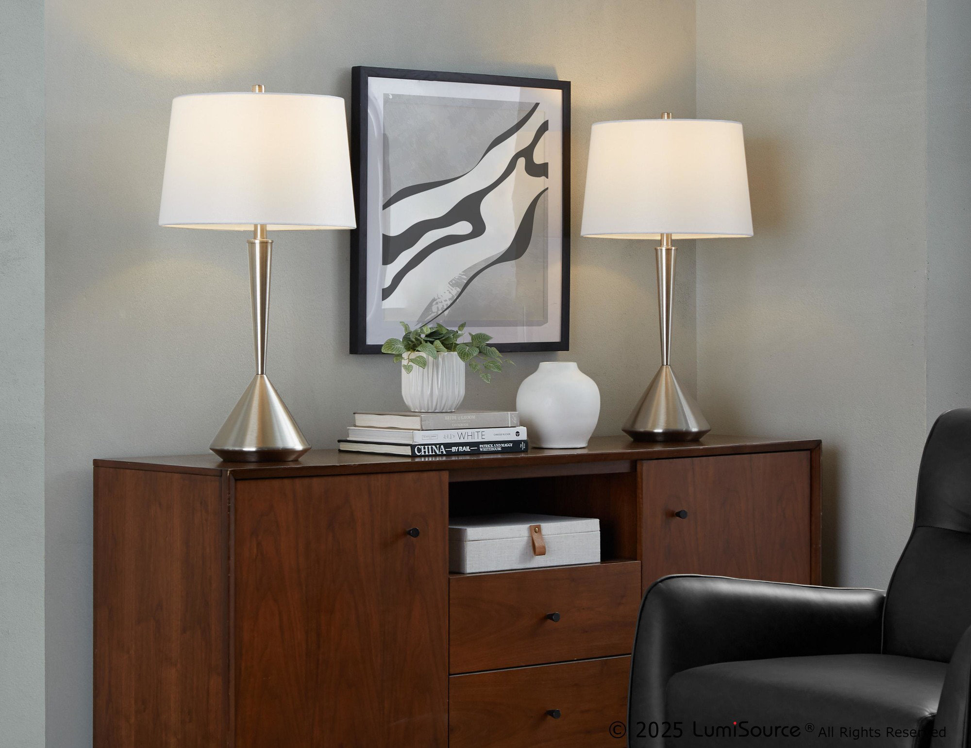 Mercer41 Diva Metal Table Lamp - Set of 2 | Wayfair