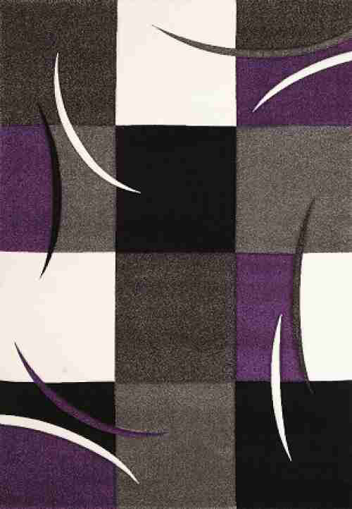 Latitude Run Varela Purple/Grey/Black Rug & Reviews | Wayfair.co.uk