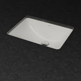 TOTO Vitreous China Rectangular Undermount Bathroom Sink with Overflow ...