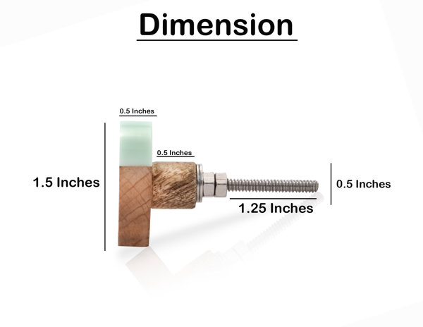 MascotHardware 1.5" Diameter Circle Knob & Reviews | Wayfair