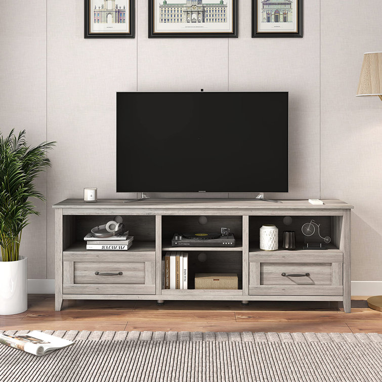 Neomah Farmhouse TV Stand for up to 75" TVs - Modern Entertainment ...