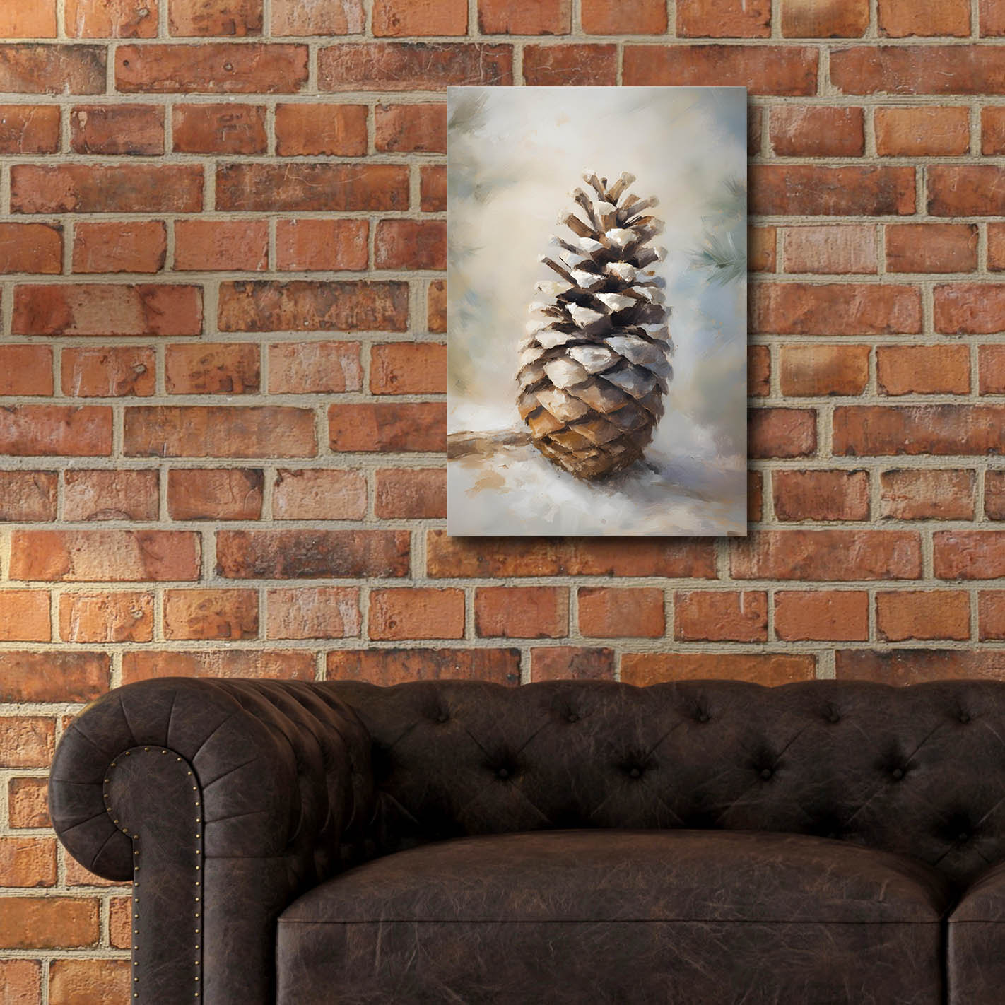 Bay Isle Home™ Pinecone 1' by Petals Prints Design, Acrylic Glass Wall Art | Wayfair