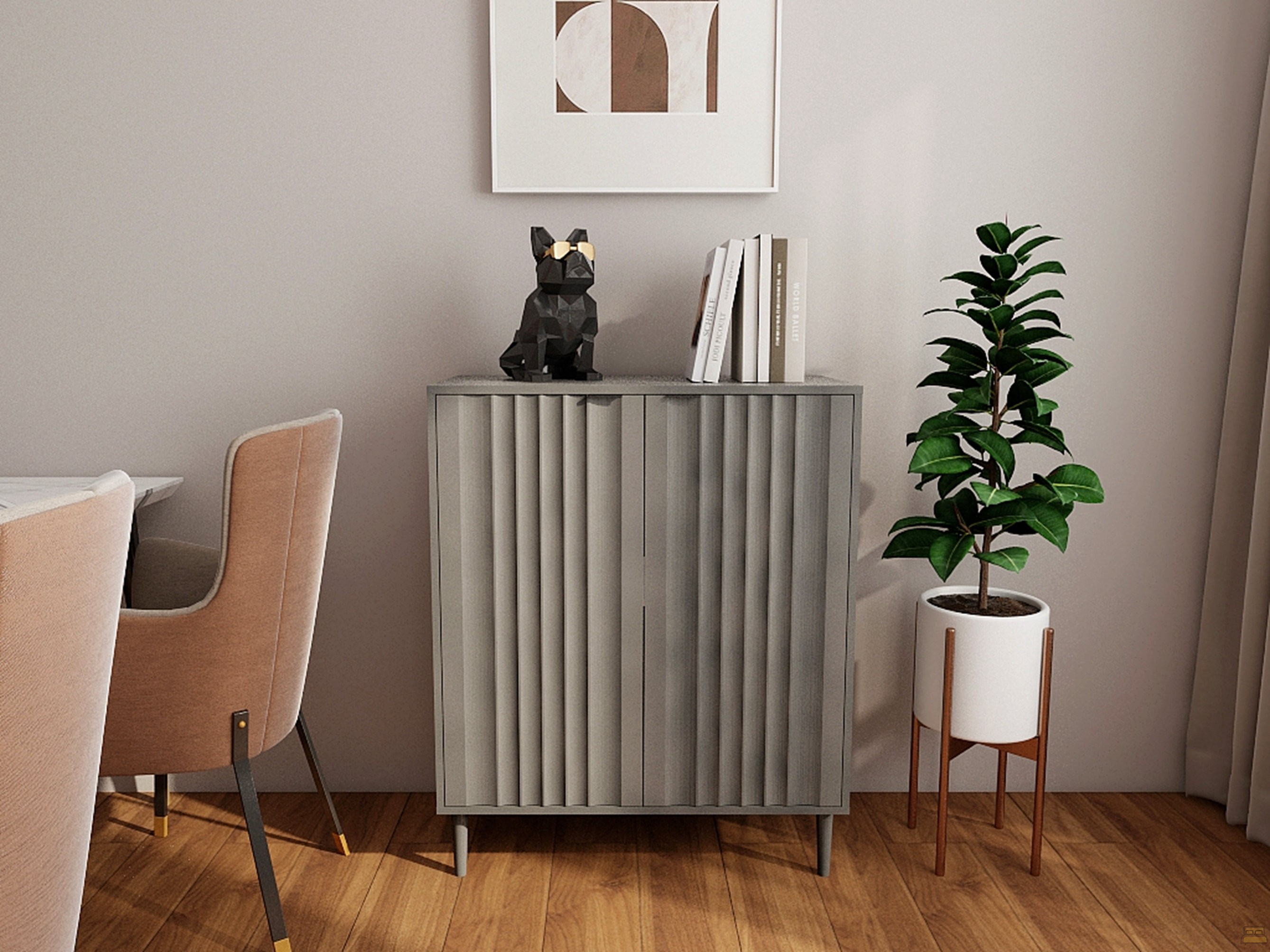 Latitude Run® Modern Kitchen Storage Cabinet - Wayfair Canada