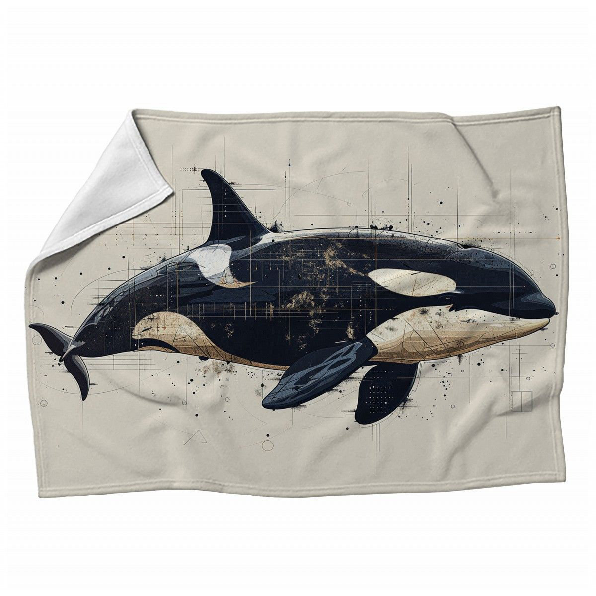 VisionDecor Windmill Fleece Throw Blanket - Landscape Throws for Sofas ...