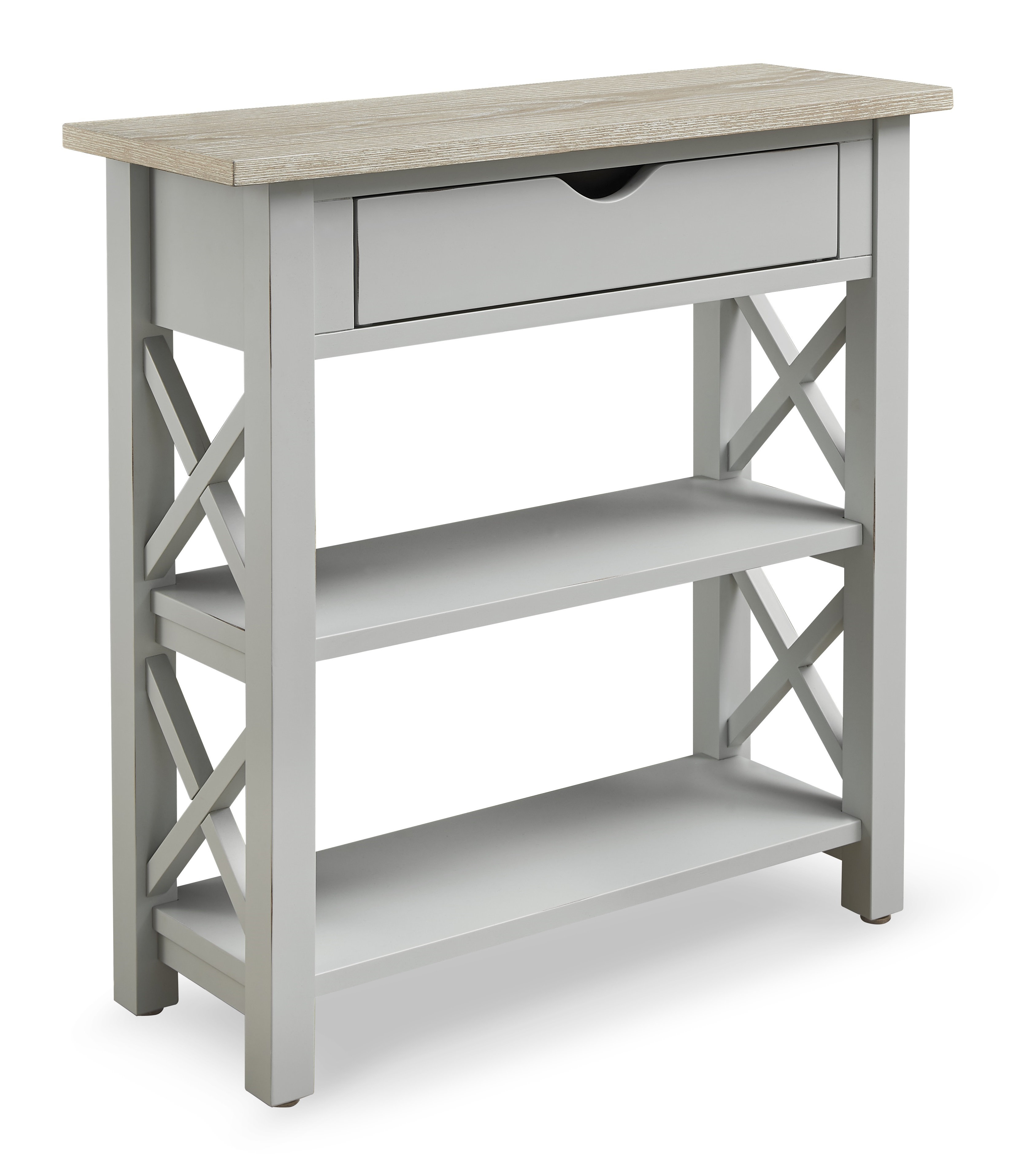 Gracie Oaks Crisscross Design Small Console Table - Wayfair Canada