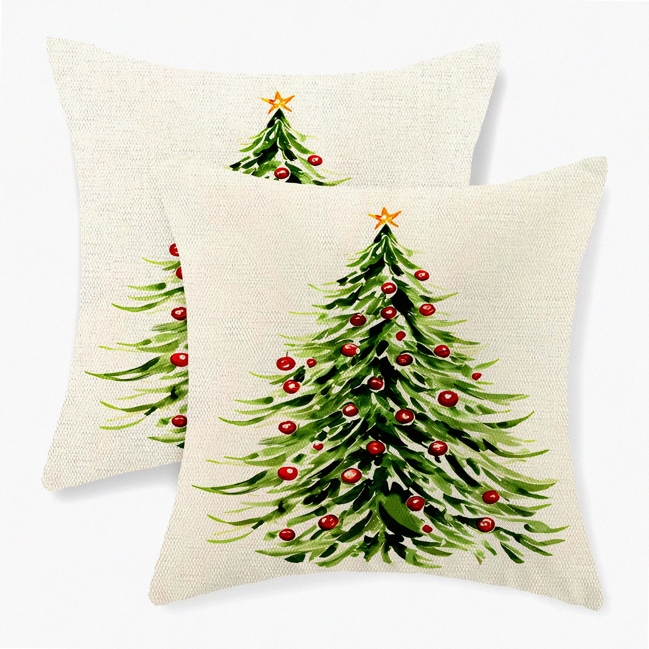 BRBCA Nature's Seasons Tree Pillow Covers - Set of 2 | Forest ...