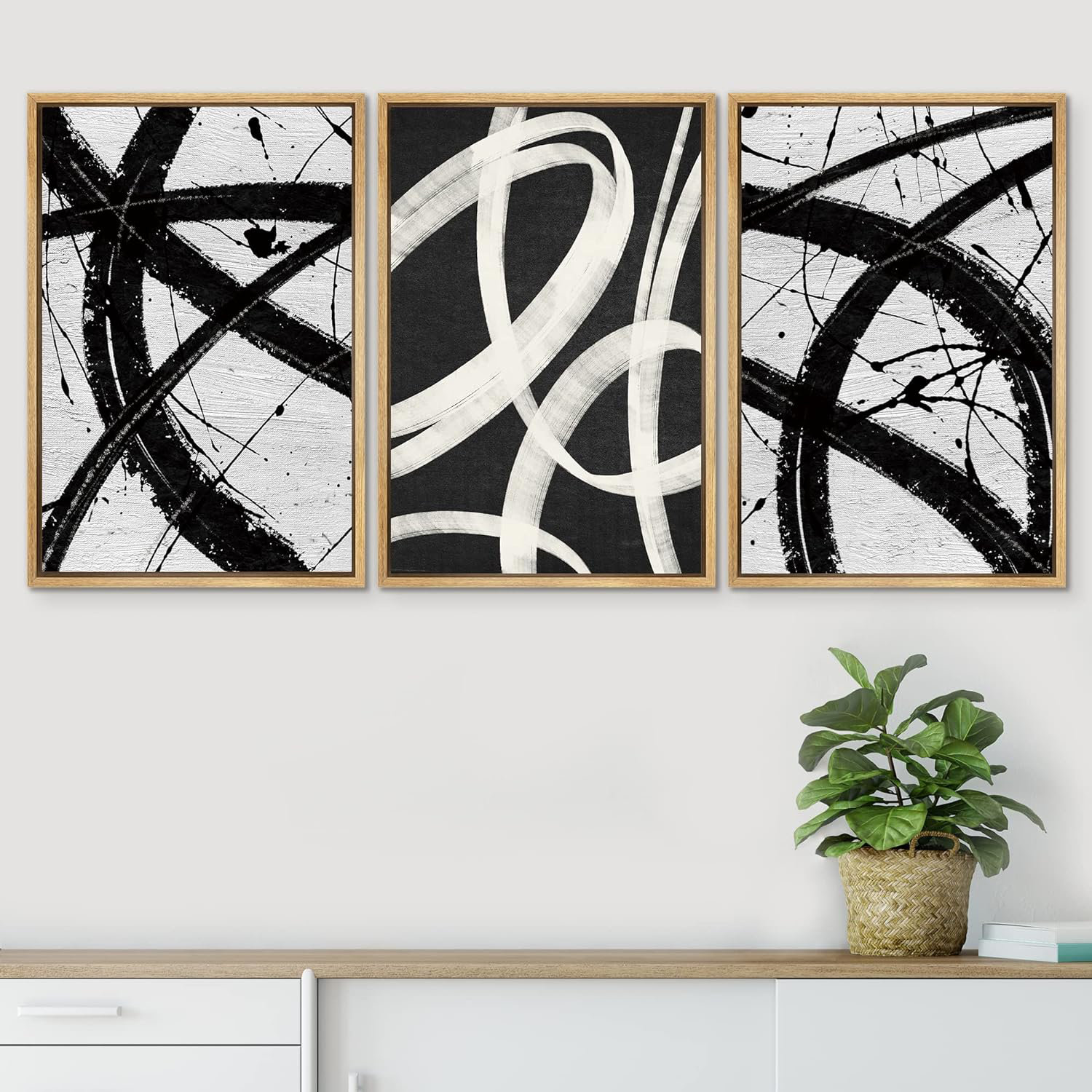 wall26 " Geometric Duotone Ring Landscape Graffiti & Street Art ...