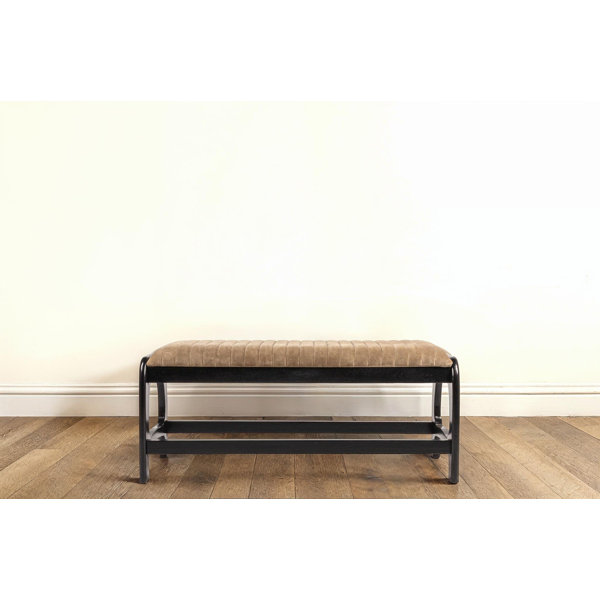 Rowena Interiors Brady Mango Wood Bench with Arched Legs | Wayfair