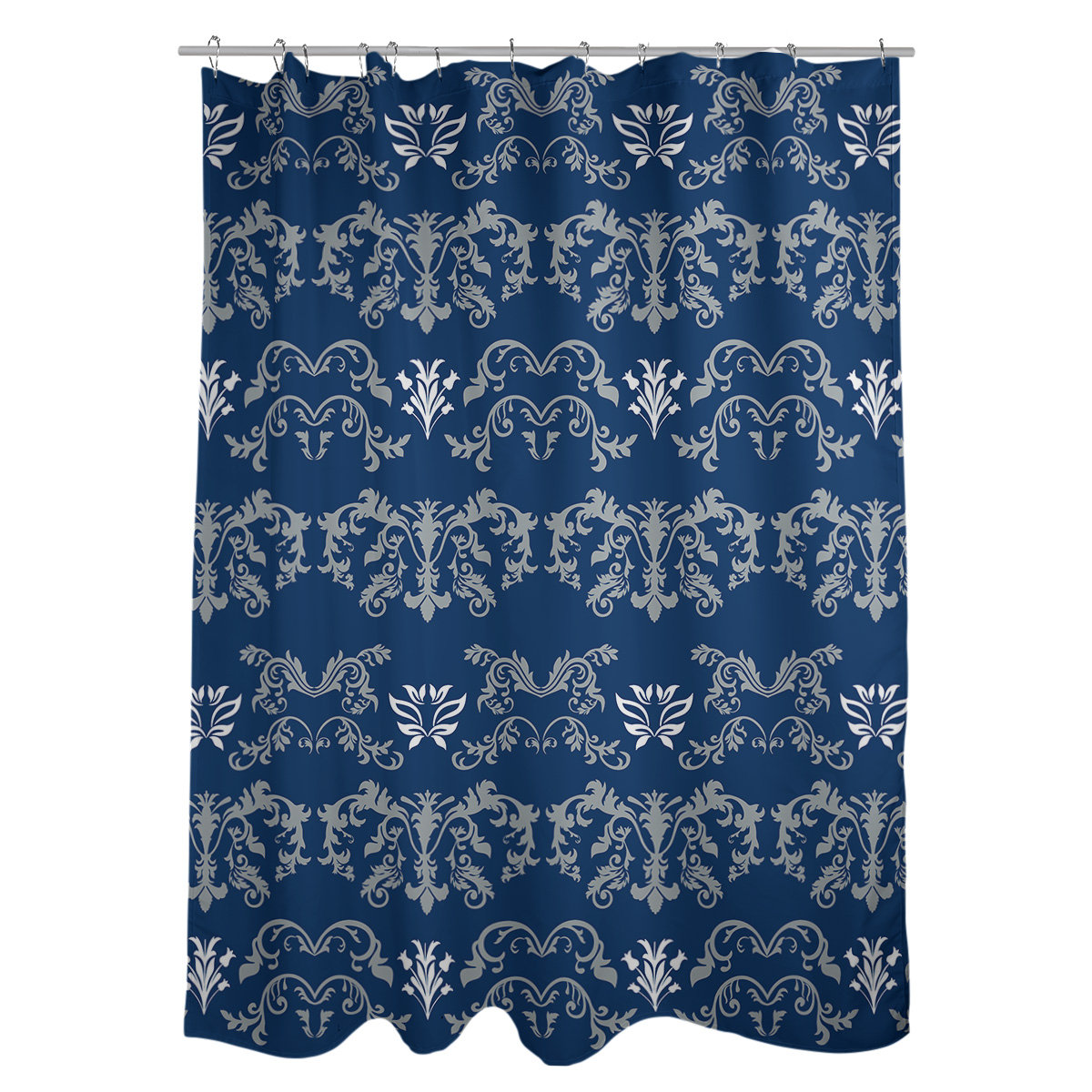 East Urban Home Indianapolis Football Baroque Pattern Shower Curtain ...