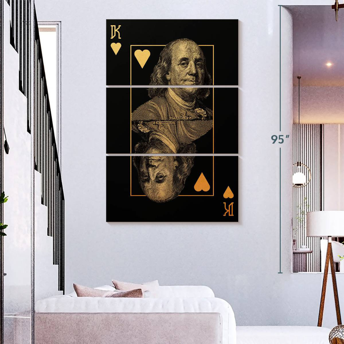 Ebern Designs Senne King Franklin Of Hearts | Wayfair