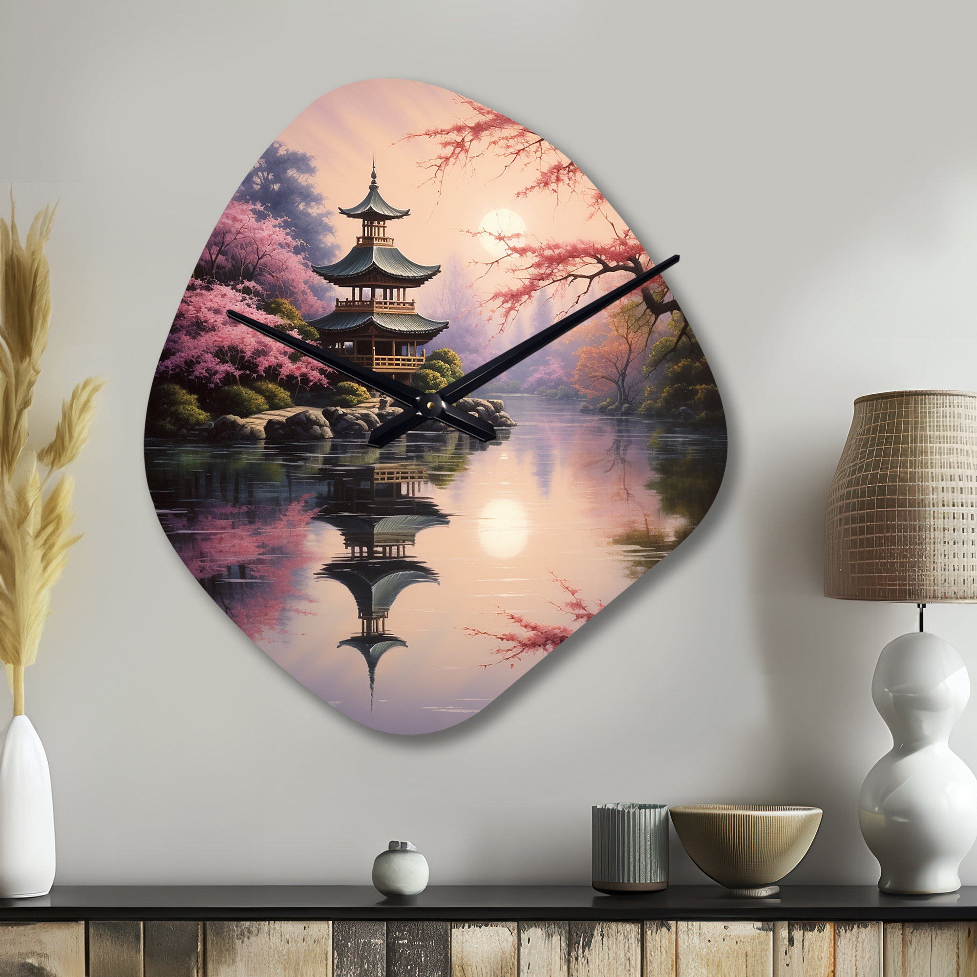 East Urban Home Paladin Asian Art Serene Pagoda VIII - Asian Art ...