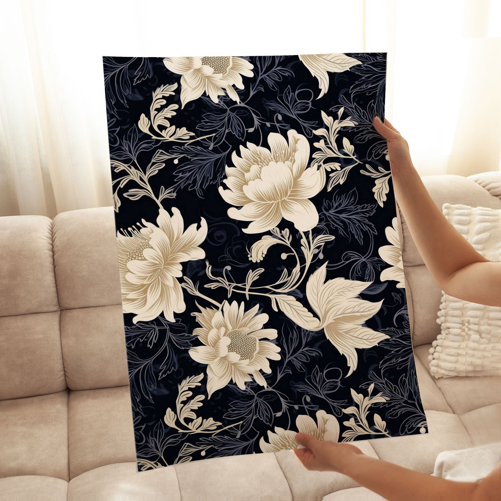 Winston Porter Floral Flower Symphony XVI Cottage Unframed Art Print | Wayfair