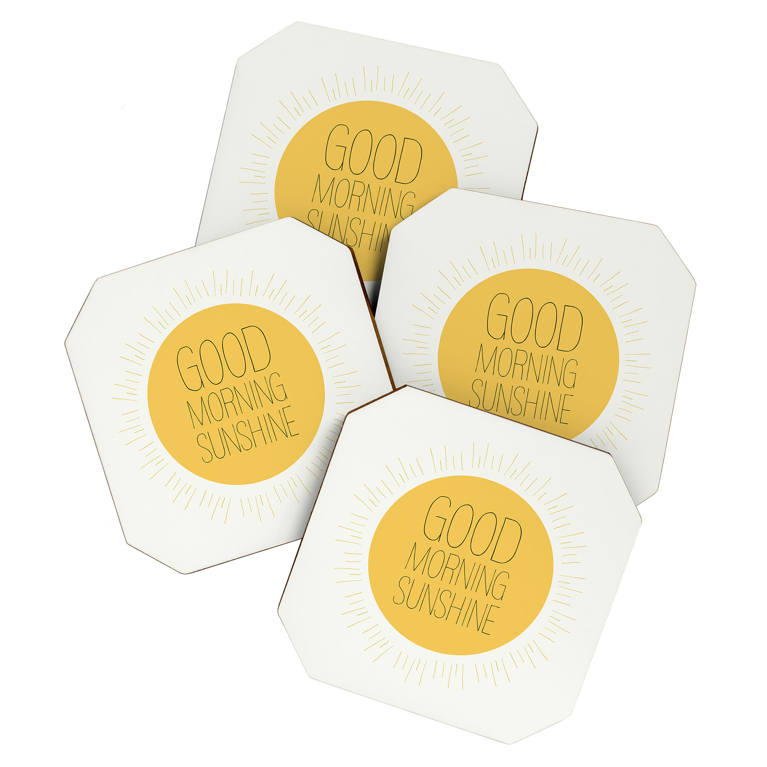 East Urban Home Allyson Johnson Morning Sunshine Coaster | Wayfair