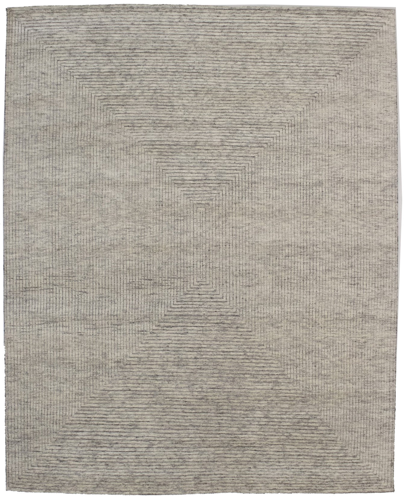 Gracie Oaks Ondrasek Hand Knotted Wool Geometric Rug | Wayfair