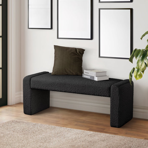 Ebern Designs Valleria Fabrics Upholstered Bench | Wayfair