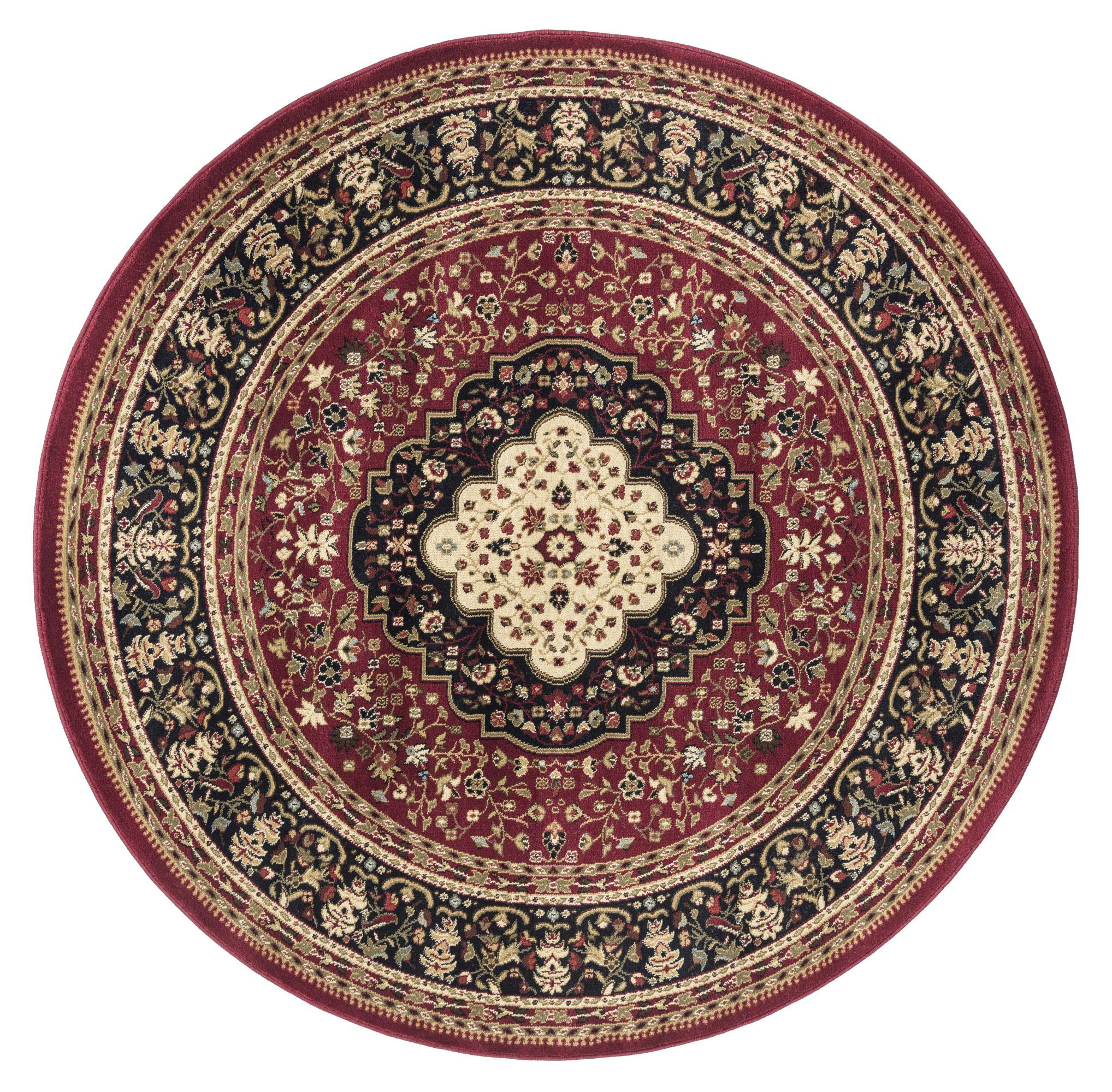 Charlton Home Bitner Oriental Flatweave Ivory/Red/Black Area Rug ...