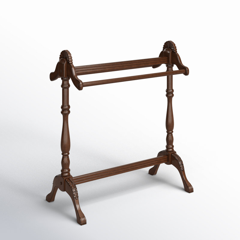 Lark Manor™ Andert Cherry Quilt Rack & Reviews | Wayfair