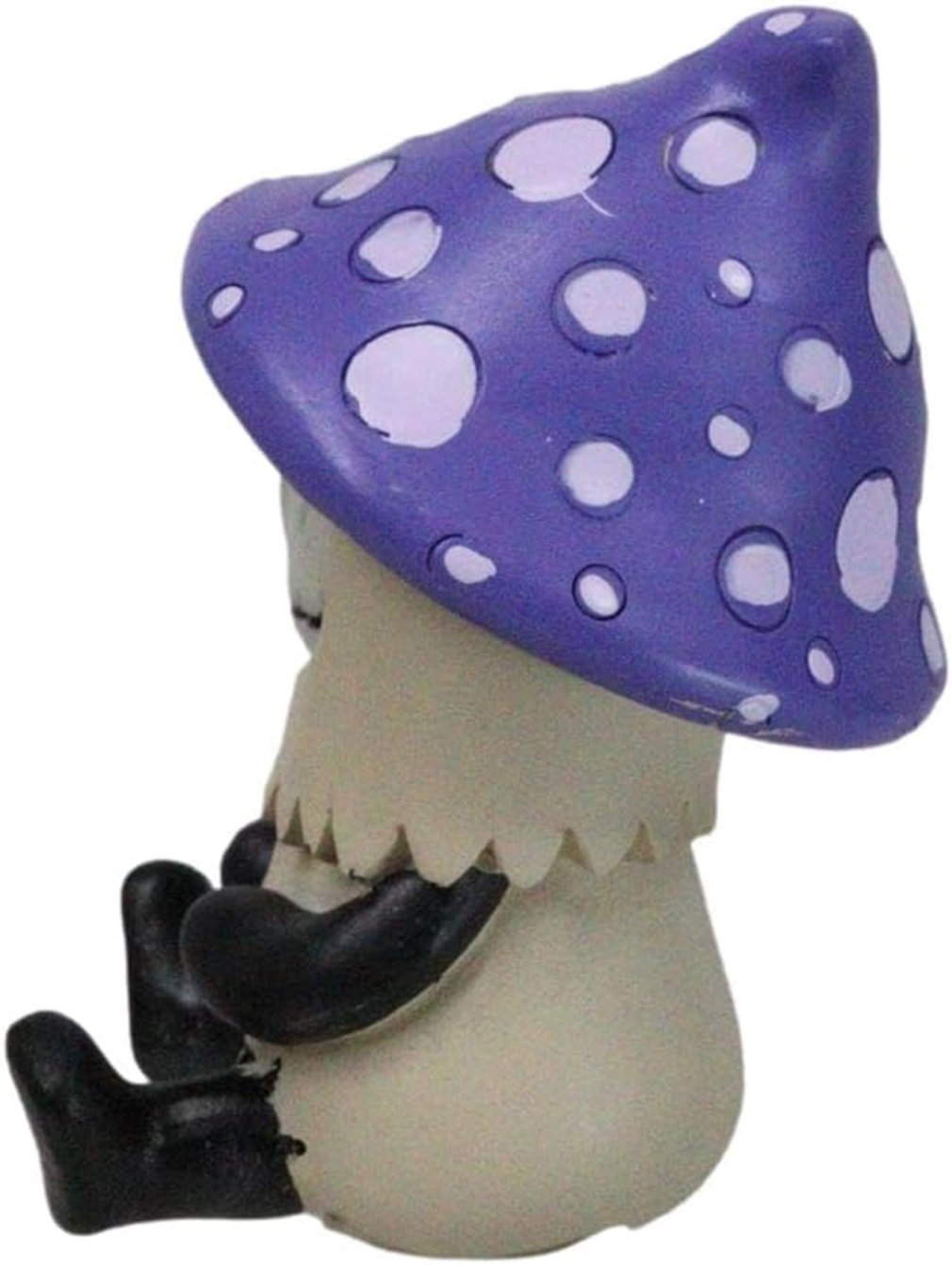 Trinx Furry Bones Whimsical Purple Kinoko Mushroom Skeleton Decor ...