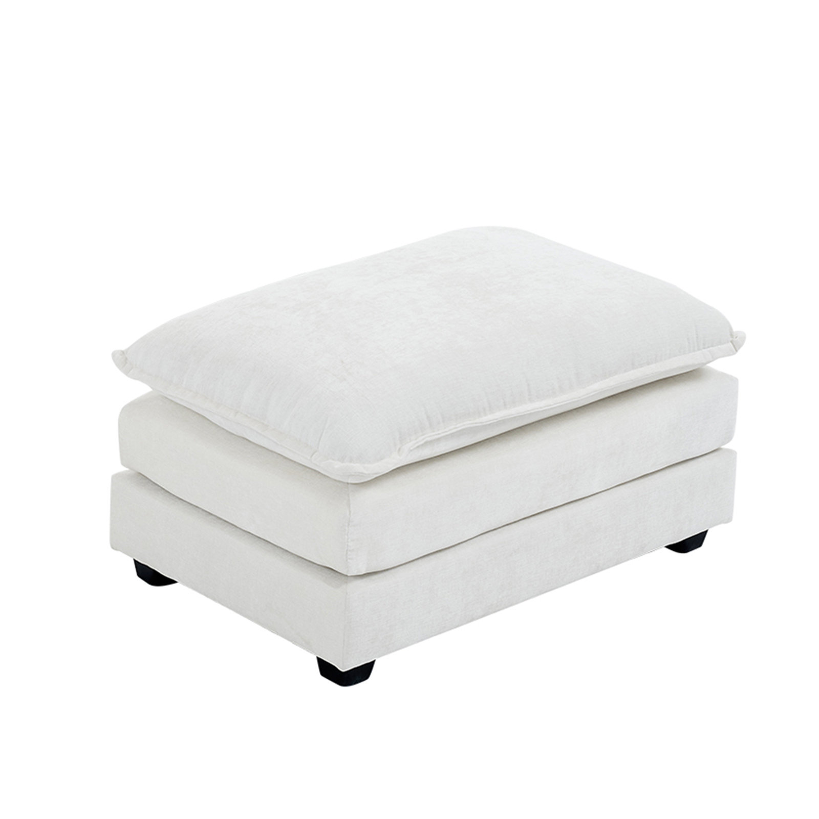 Latitude Run® Double Layer Cushion Ottoman For Sofas & Reviews | Wayfair