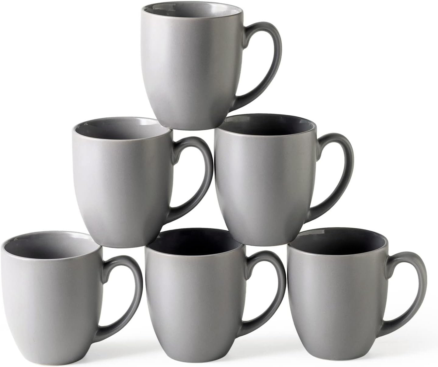 X－MAX FURNITURE Coffee Mugs Set Of 6, Ceramic Coffee Mugs With Large ...
