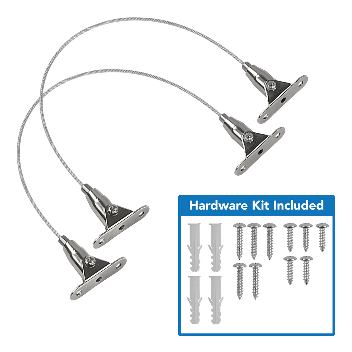 Mount-It! Furniture Anti-Tip Secure Wall Anchor | Steel Child Safety ...