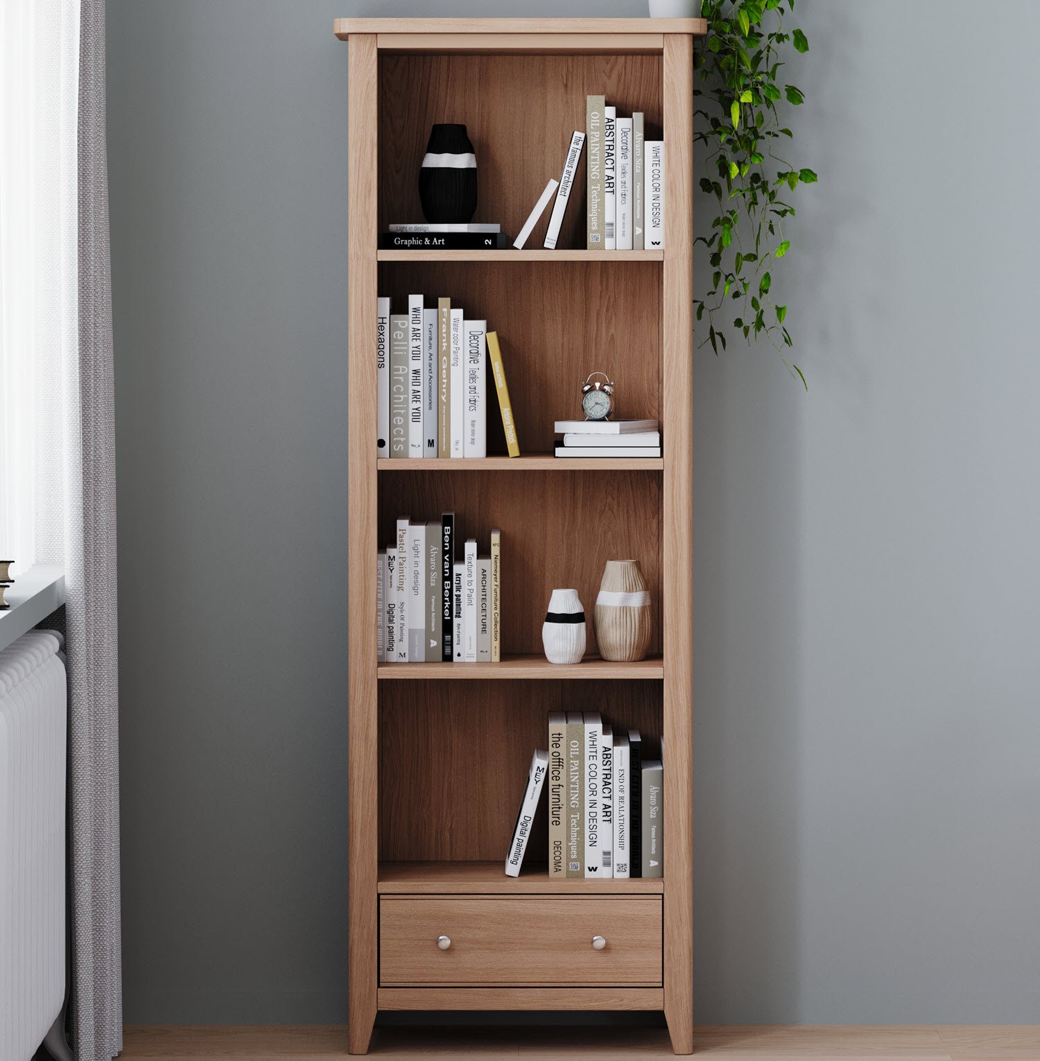 ClassicLiving Emiline 175cm H x 70cm W Standard Bookcase | Wayfair.co.uk