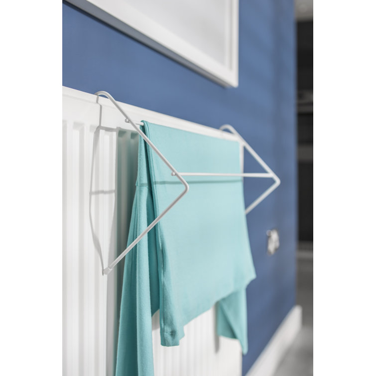 Addis Housewares 2 Bar Radiator Airer Wall-Mounted Drying Rack ...