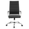 Orren Ellis Mulkey High-Back Leather Office Chair with Adjustable ...