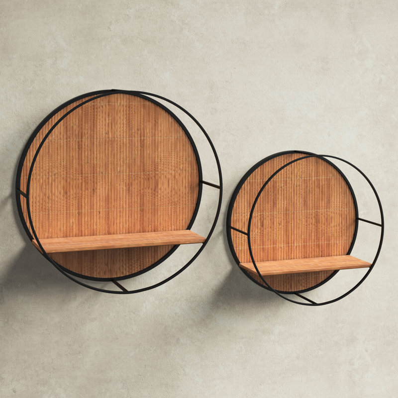 Birch Lane™ Becka 2 Piece Circle Accent Shelf | Wayfair
