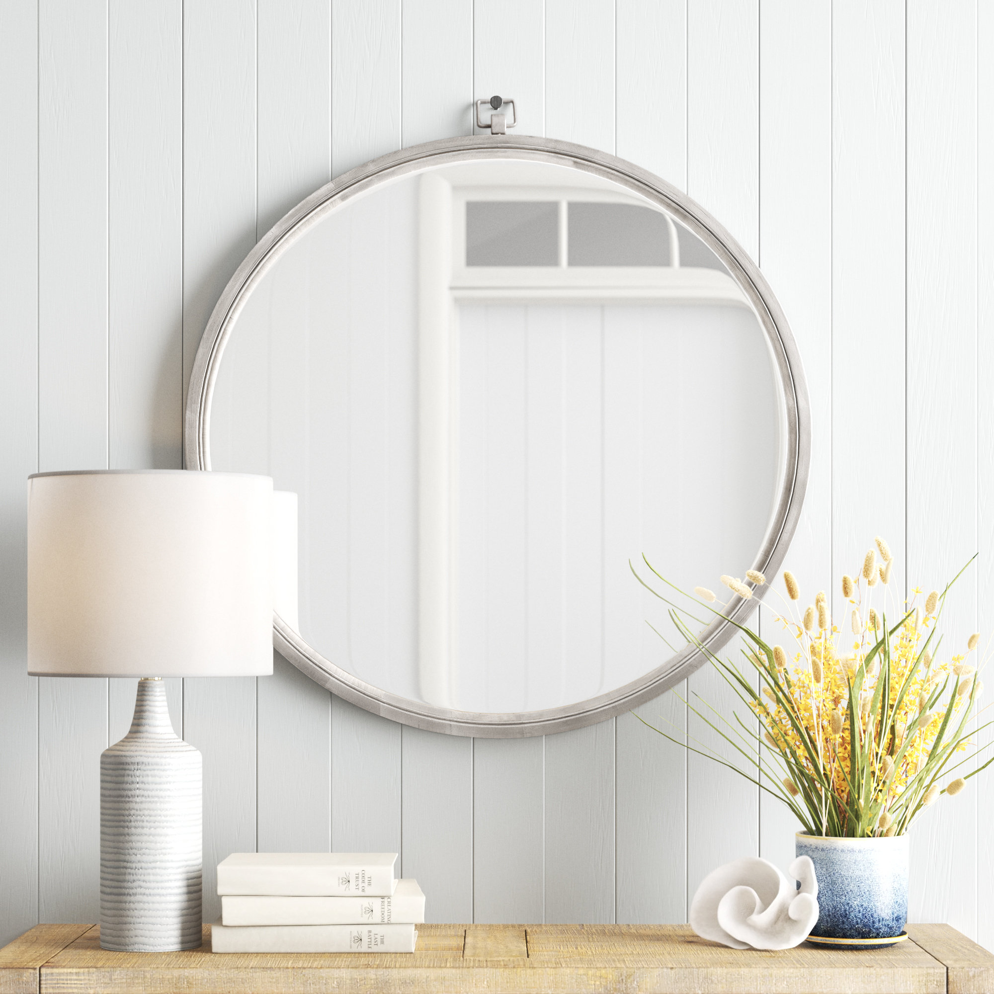 Latitude Run® Aeson Metal Flat Wall Mirror & Reviews - Wayfair Canada