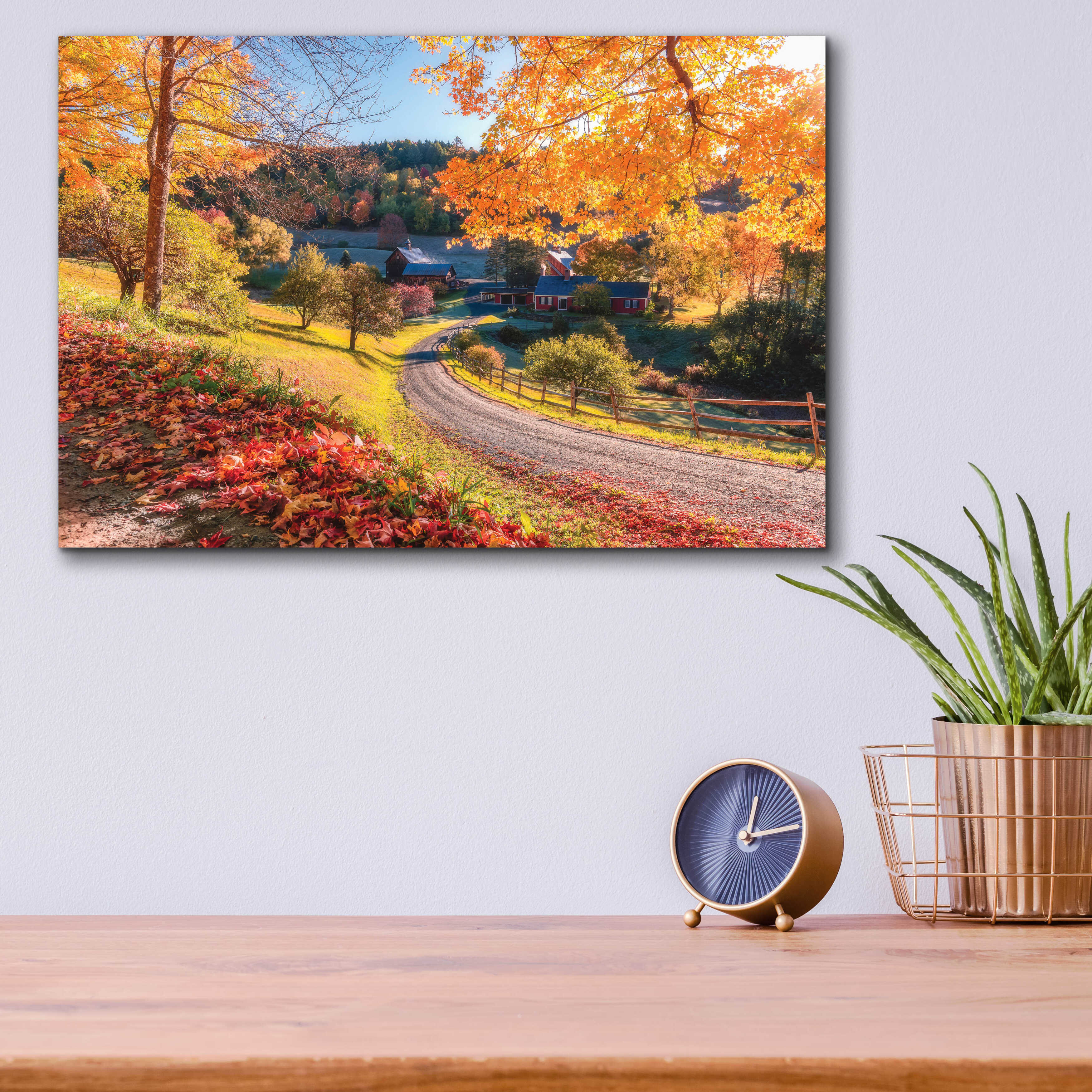 Latitude Run® Sleepy Hollow Ranch Vermont by - Unframed Photograph ...