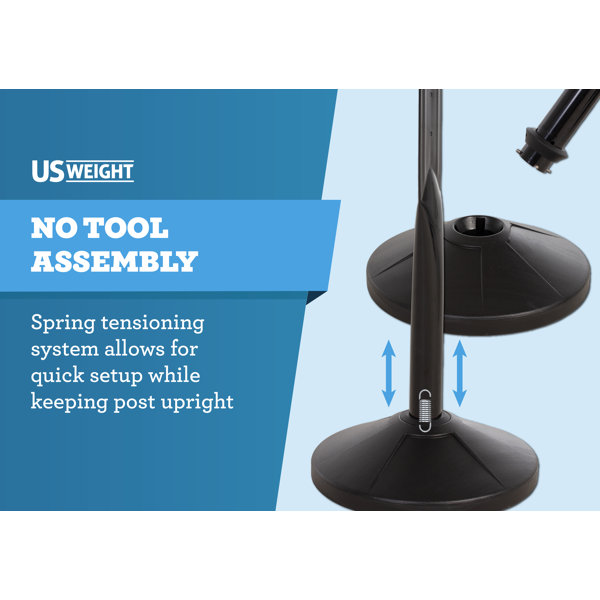 USWeight 4' Sign Post and 40 lb. Base Kit | Wayfair