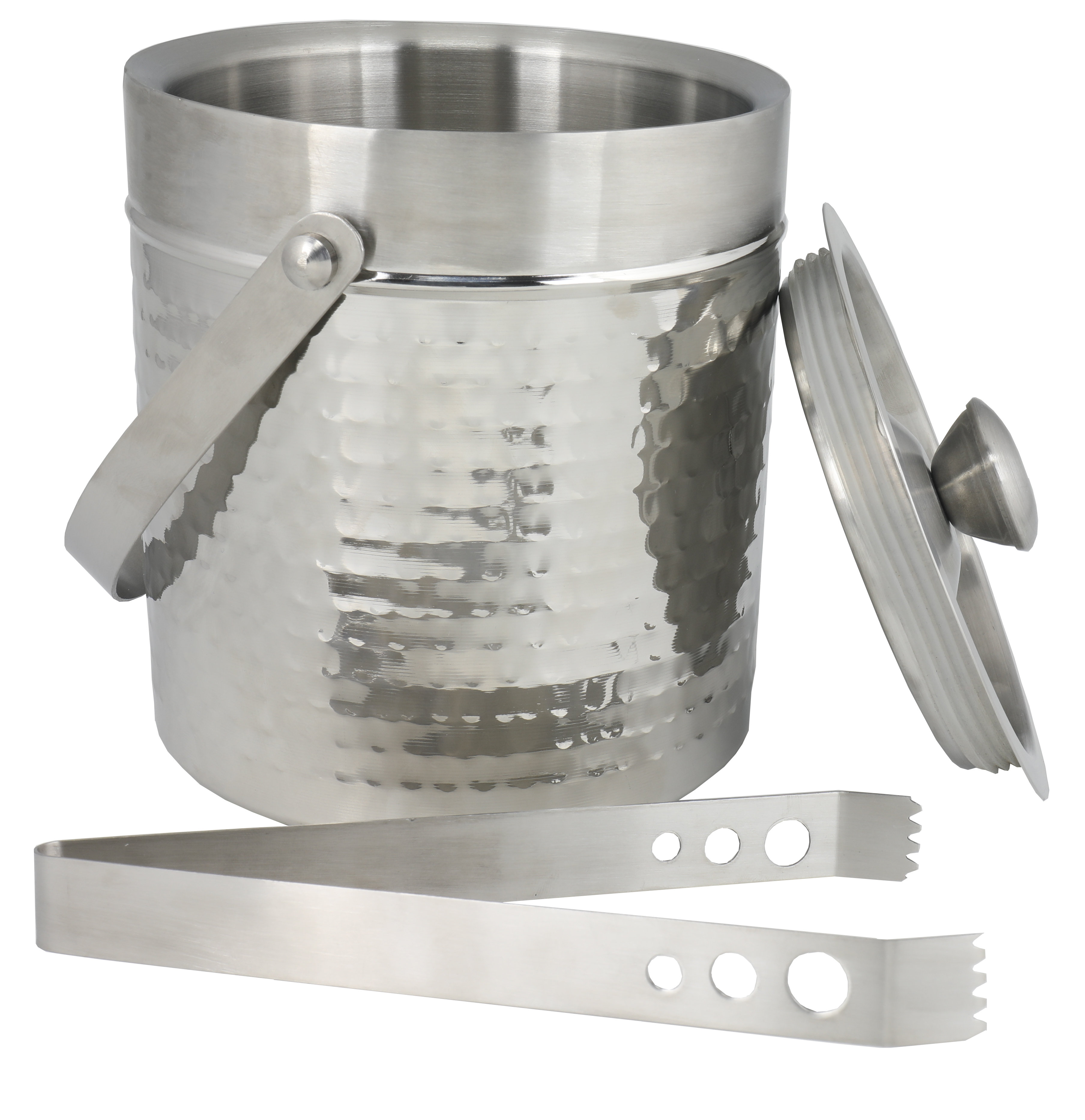 Ebern Designs Double Walled Stainless Steel Ice Bucket | Wayfair