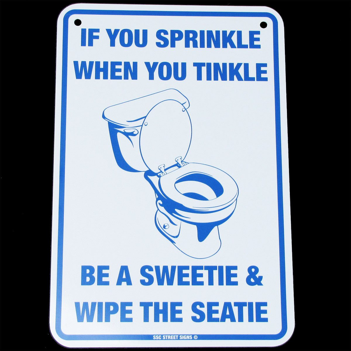 Treasure Gurus If You Sprinkle When You Tinkle Pee Bathroom Bath Sign ...