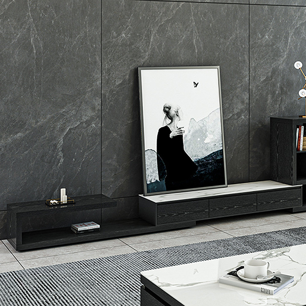 Bkoksety New style simple high-end marble TV cabinet | Wayfair