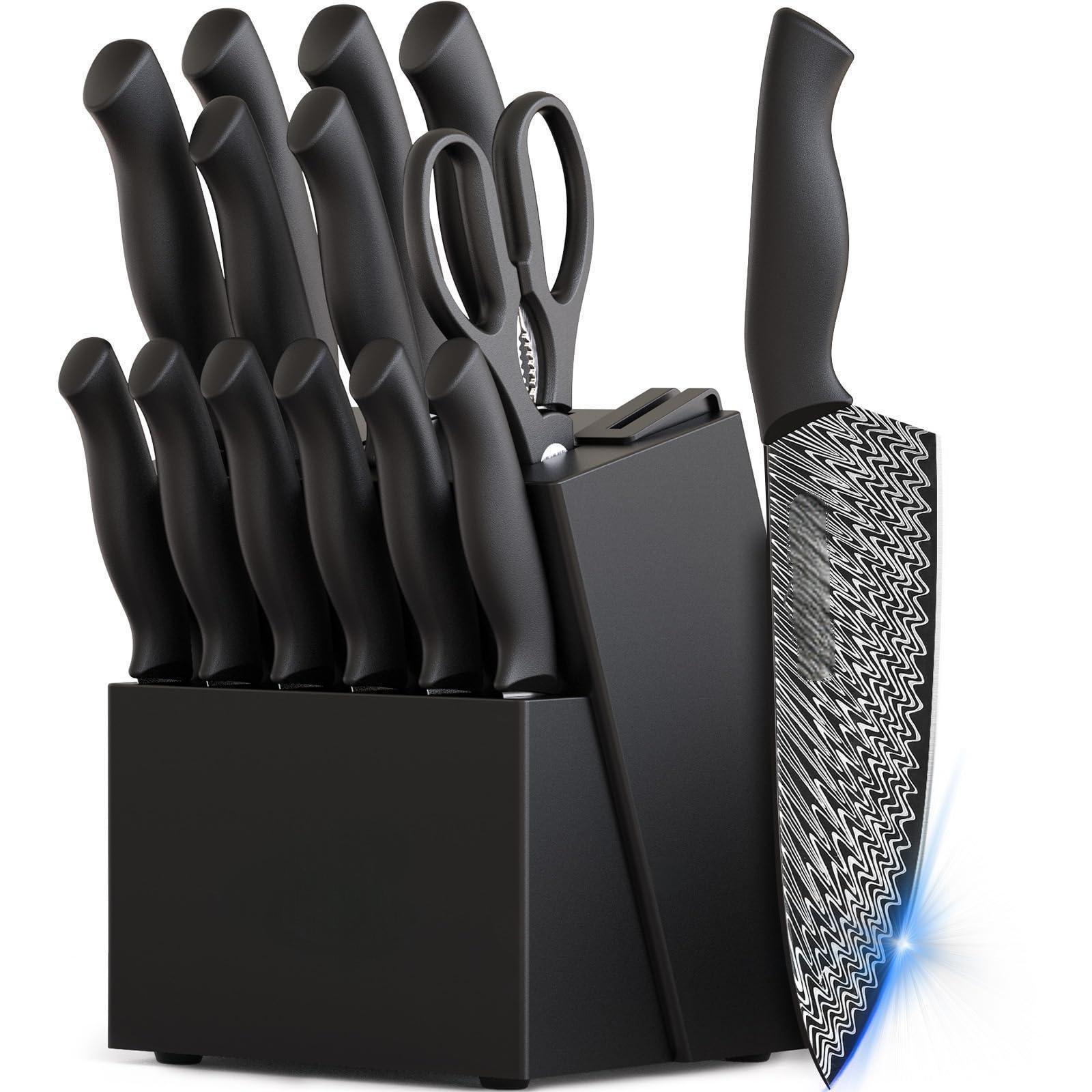 MARLIN MANUFACTURING COMPANY, INCORPORATED Knife Set, 15 Pieces Kitchen ...
