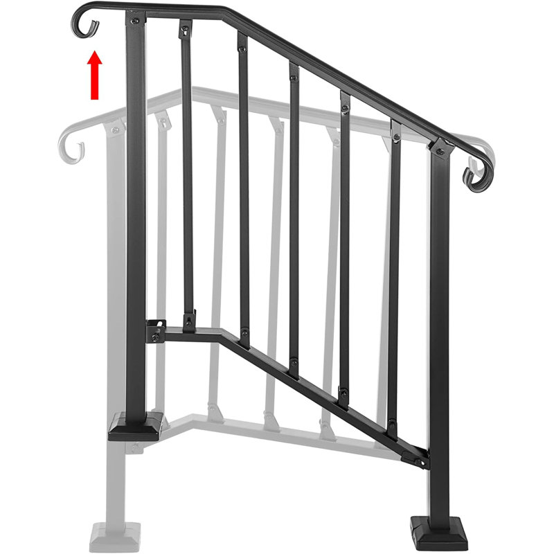 Hoomic Handrails for Outdoor Steps | Wayfair