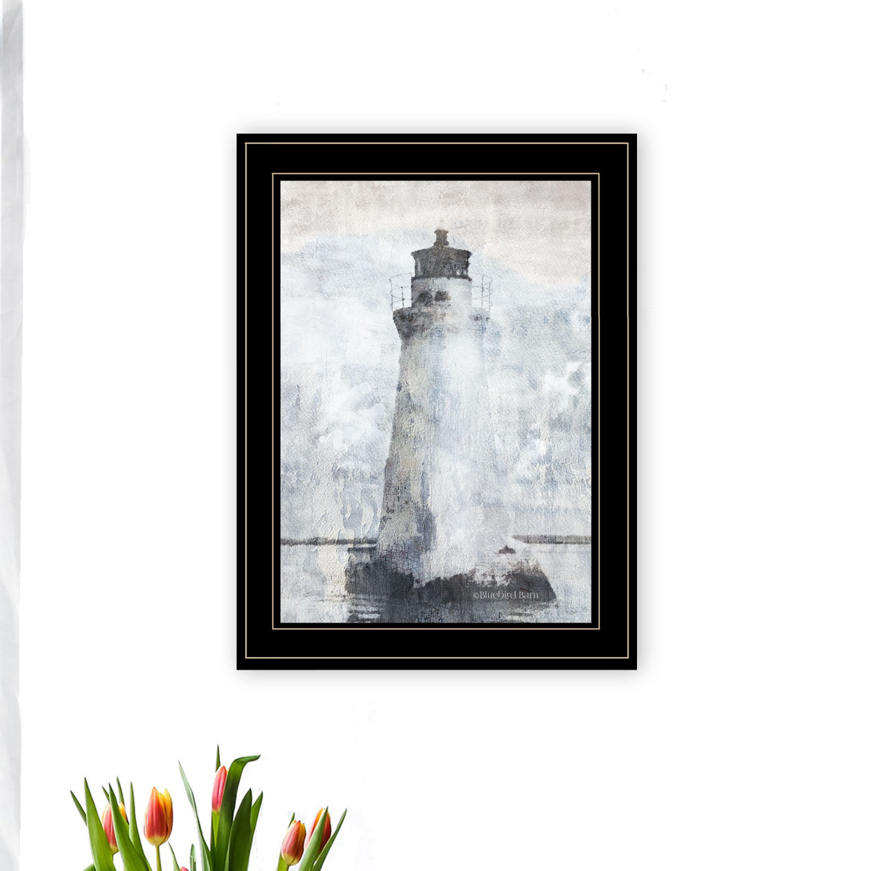 Breakwater Bay Lighthouse Framed Wall Art for Living Room, Home Wall ...