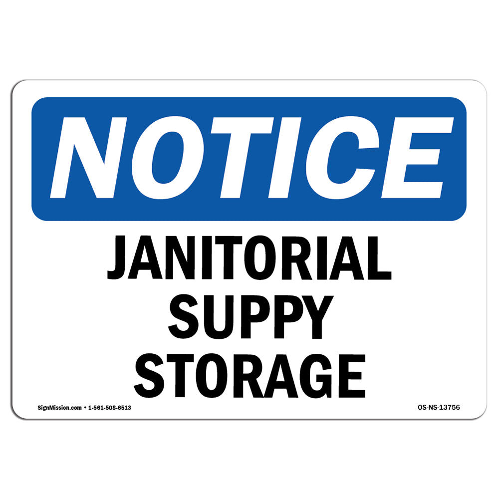 SignMission Janitorial Supply Storage Sign | Wayfair