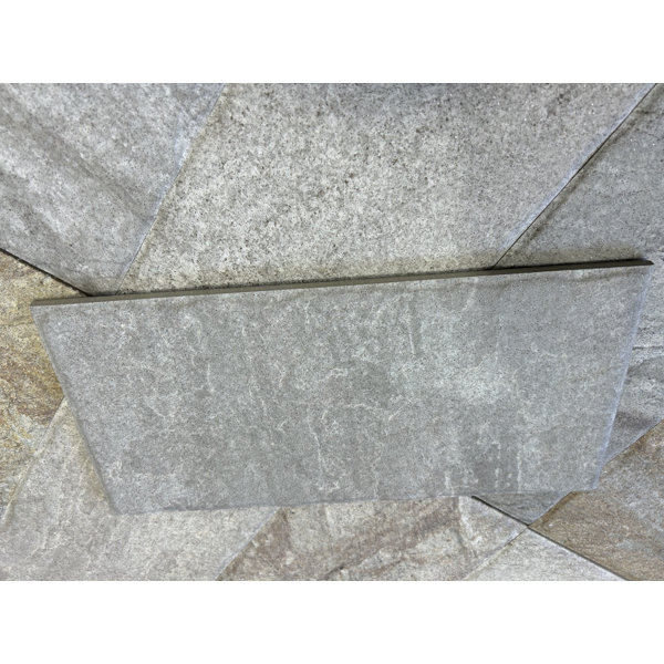 SB TILE AND STONE 6" x 12" Porcelain Stone Look Subway Wall & Floor ...
