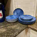 Godinger Silver Art Co Wingate Porcelain 12 Piece Dinnerware Set ...