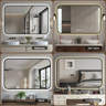 Latitude Run® Rounded Corners LED Defogging Wall Mirror With ...