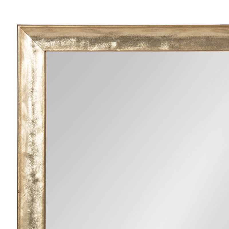 Willa Arlo™ Interiors Sherita Metallic Rectangle Bathroom Wall Mirror ...