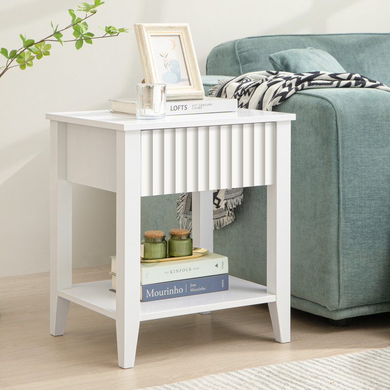 Winston Porter Nyleen 1-Drawer Nightstand & Reviews | Wayfair