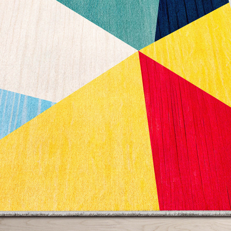 Well Woven Crayola Modern Modern Shapes Festival Area Rug | Wayfair