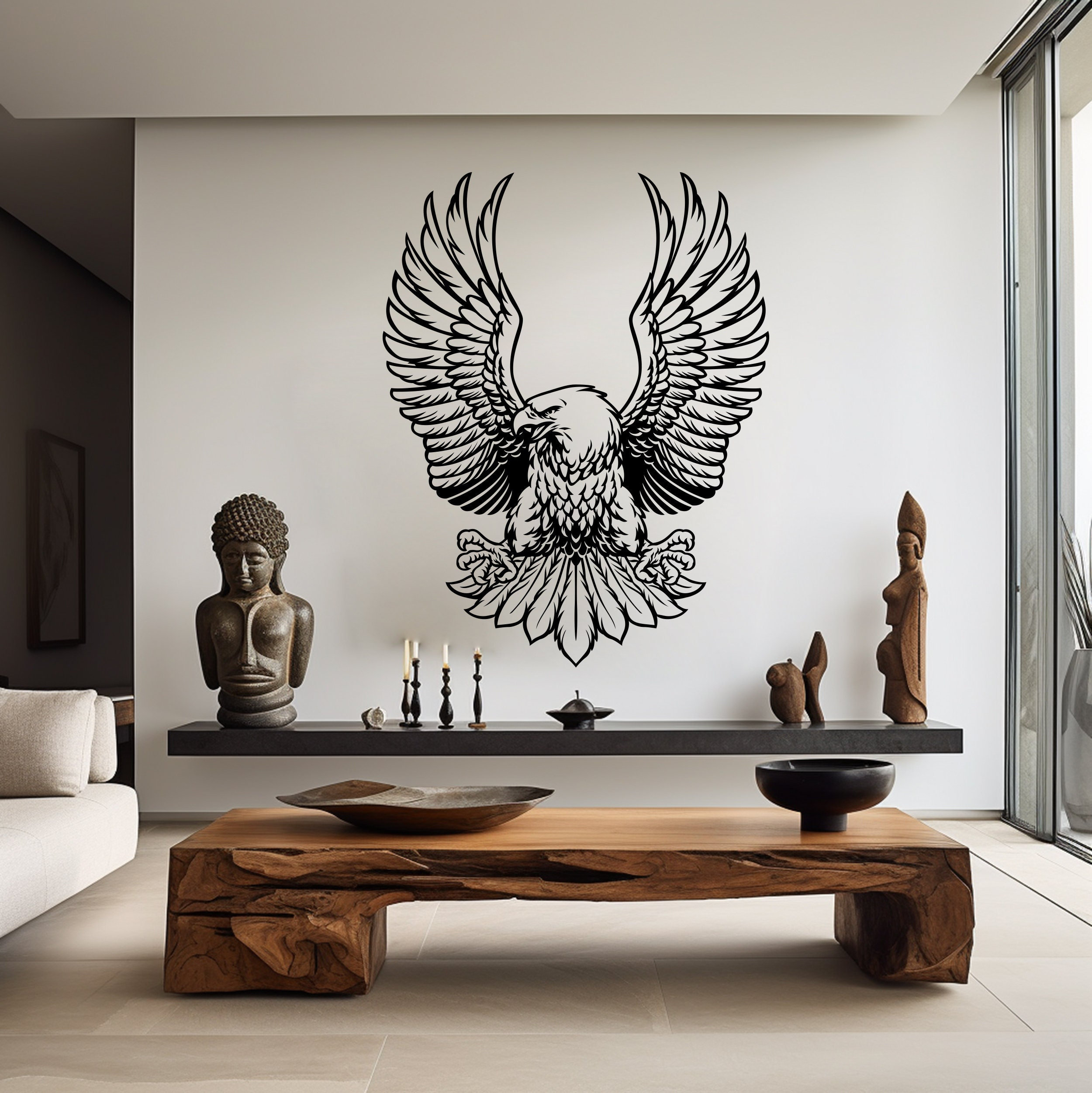 Lark Manor™ Bald eagle decal bald eagle sticker | Wayfair