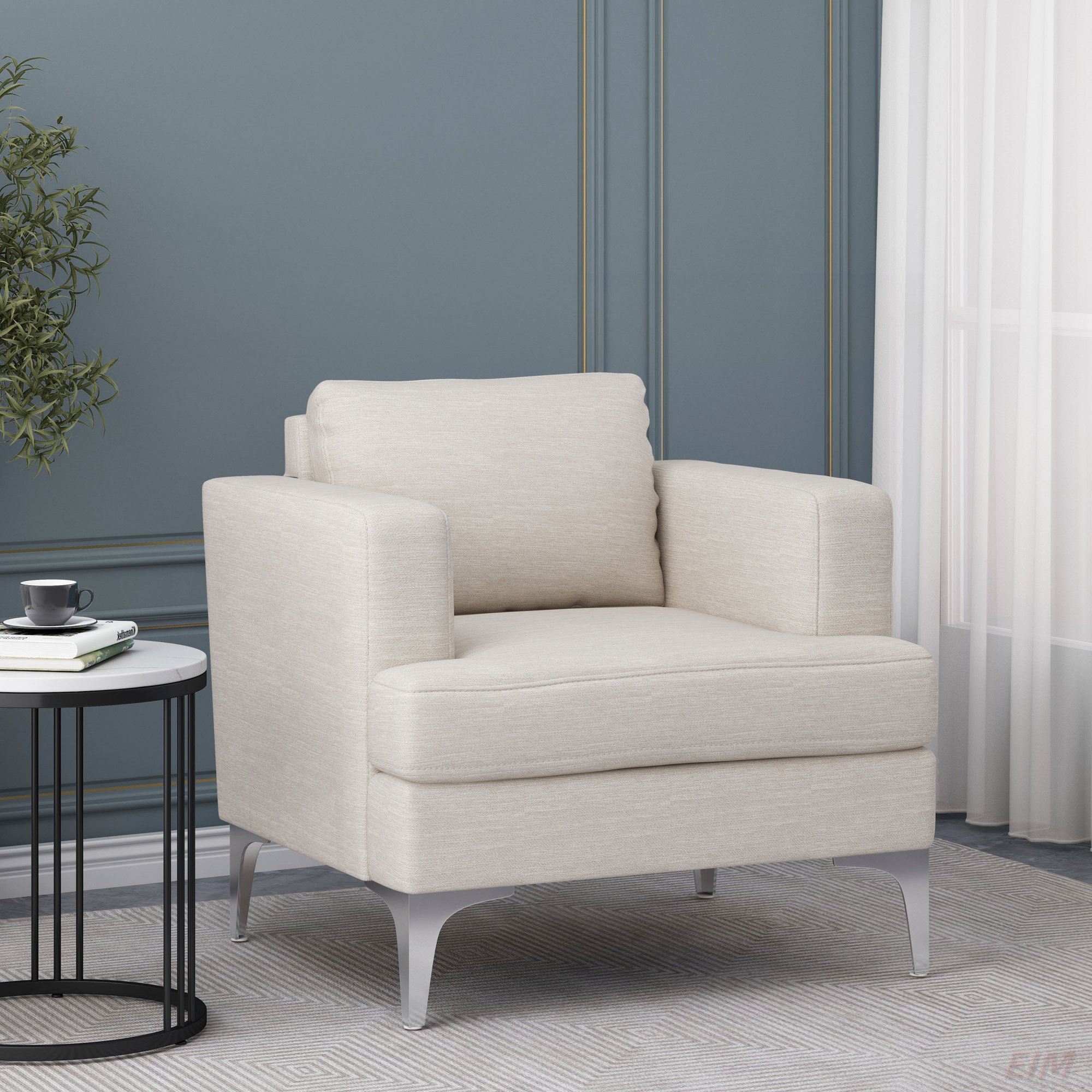 Wrought Studio™ CLUB CHAIR, Fabric Chair, Cozy Comfort | Wayfair